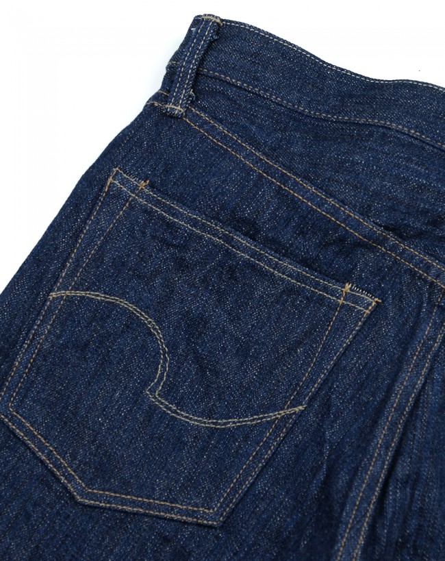 ONI-246KIWAMI 16OZ NATURAL INDIGO MODERN STRAIGHT