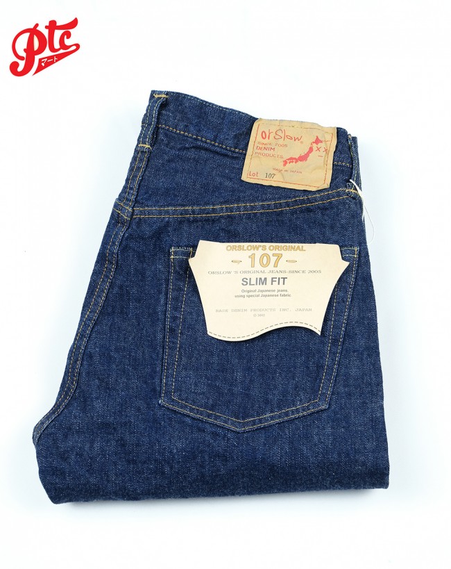 ORSLOW 107 Ivy Fit Slim - Denim One Wash